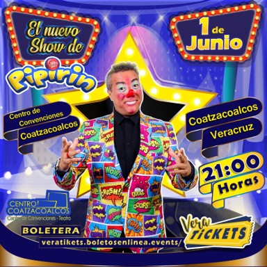Boletos | PIPIRIN EL NUEVO SHOW | VERATICKETS