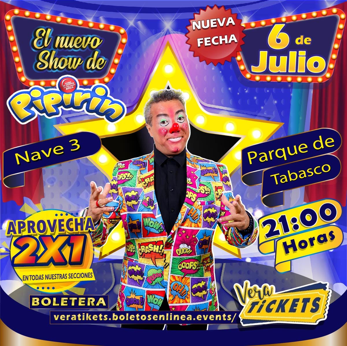 Boletos | PIPIRIN VILLAHERMOSA 2024 | VERATICKETS